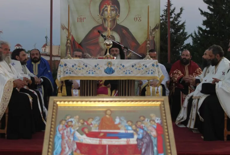 Δέκα εικόνες από τον εορτασμό του Δεκαπενταύγουστου στην Παναγία ...